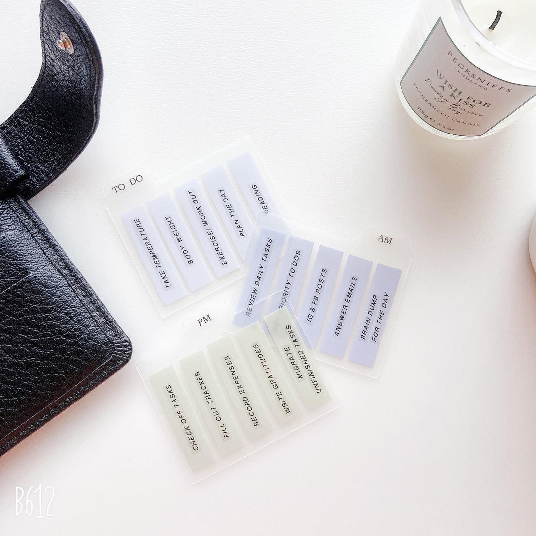 Frosted Mini Tab Card Set - three cards – CatspressoCo